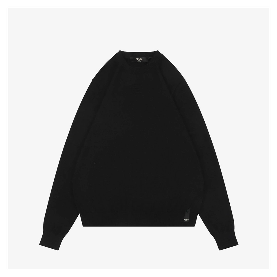 Buy F Embossed FF Logo Wool Sweater Replica - Reps Killer