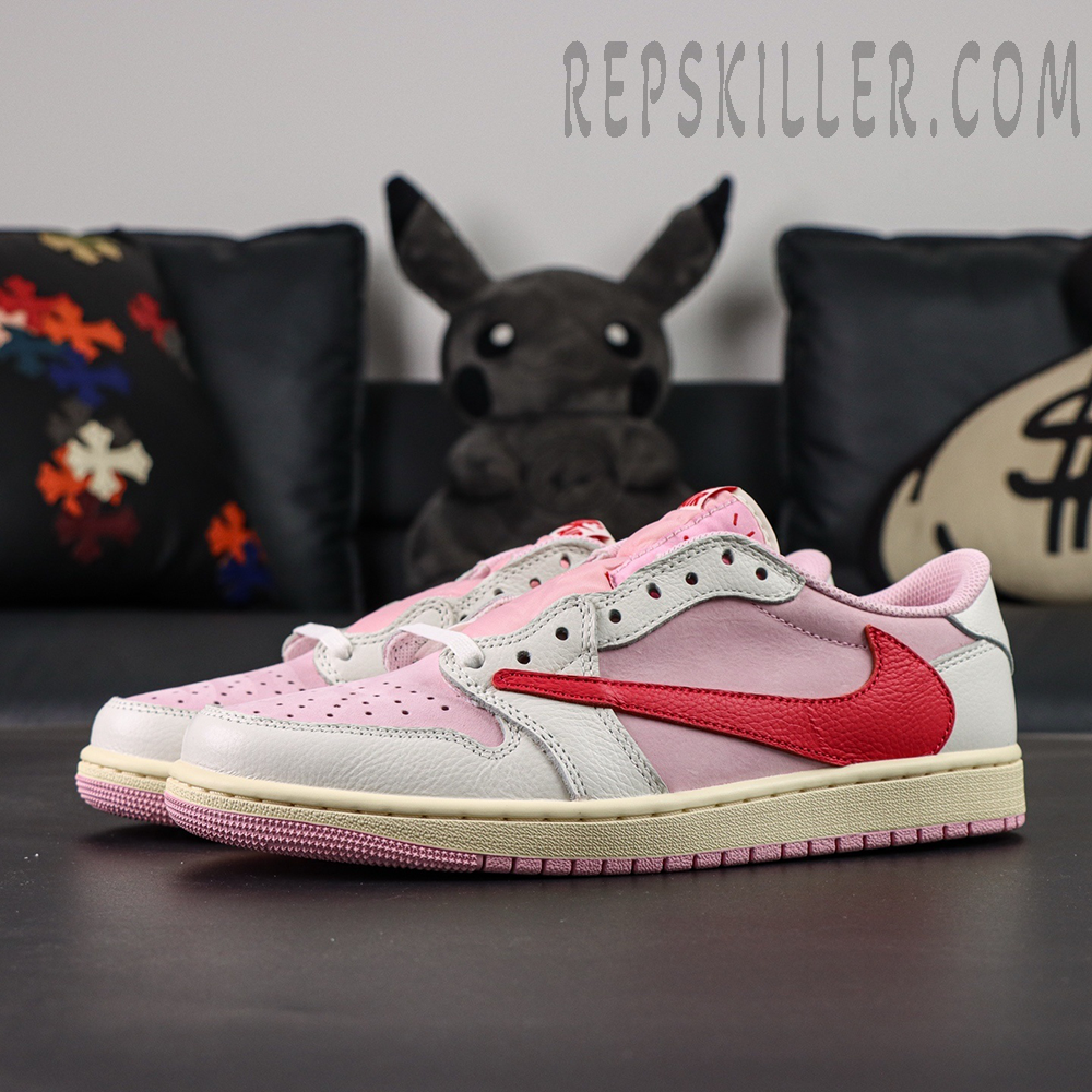 Buy Travis Scott x Jordan 1 Low OG ‘Tropical Pink’ 2026-Reps Killer