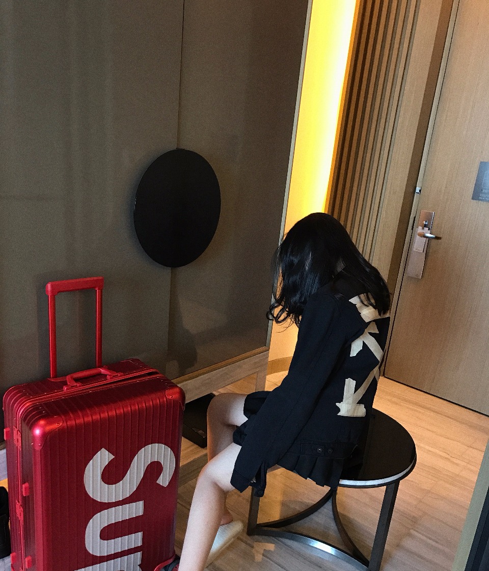 Buy Off-White Tape Arrow Print Denim Jacket Replica - Reps Killer