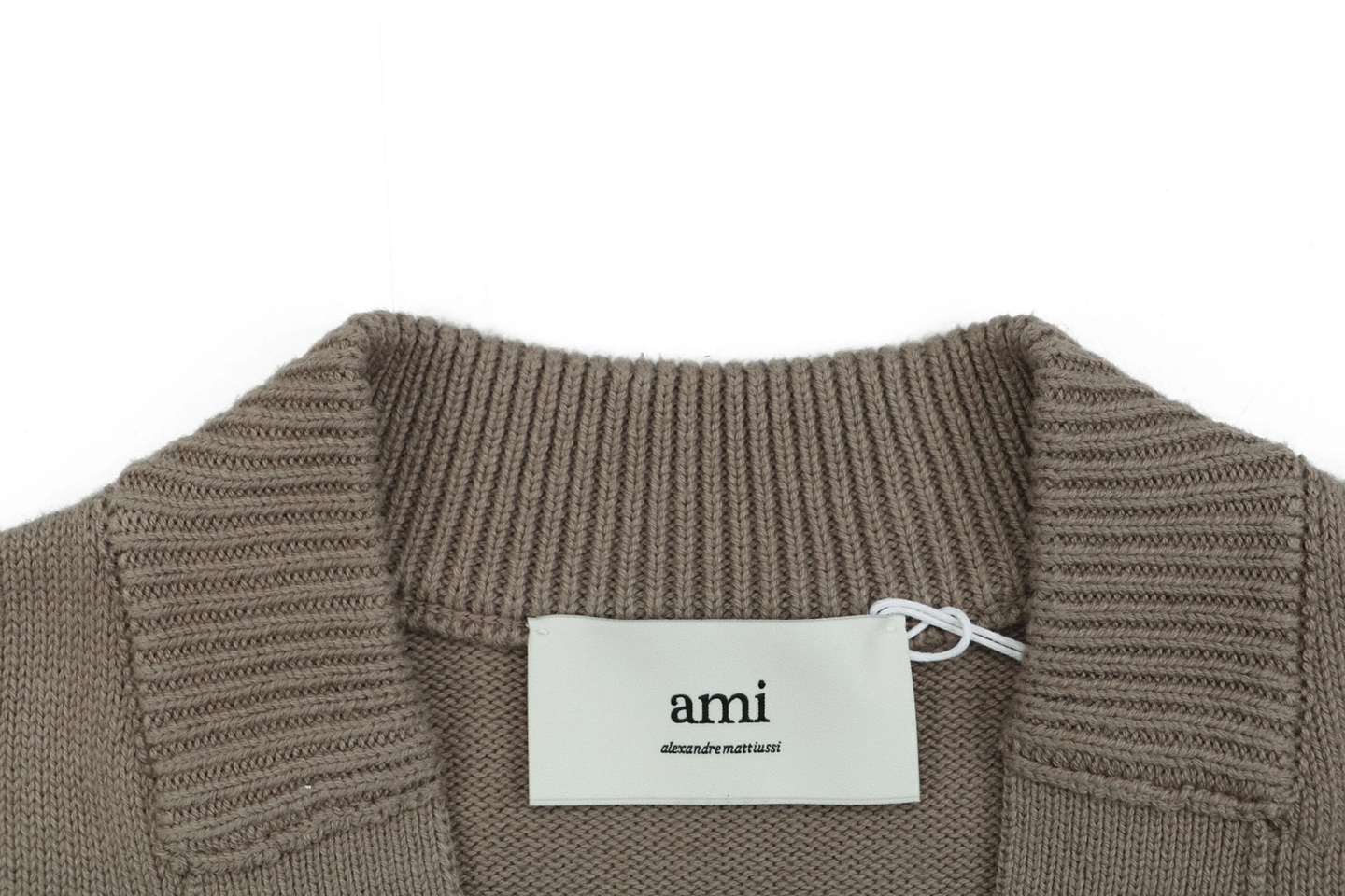Buy Ami Playful Letter Embroidered Knit Cardigan Replica - Reps Killer