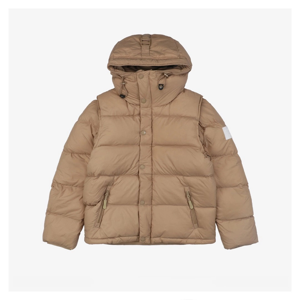 Buy BBry Arm Slogan Detachable Down Jacket (Brown/Black) Replica - Reps ...