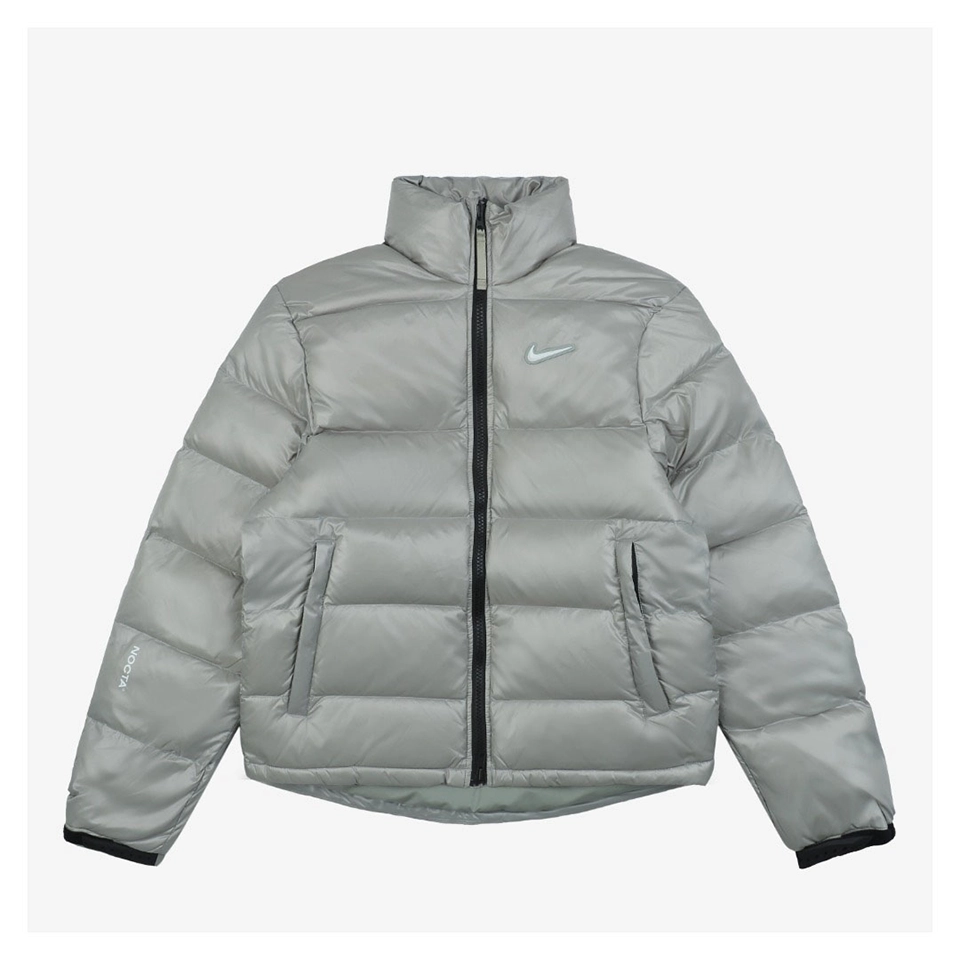 Buy Nike x Drake NOCTA Stand Collar Down Jacket (Grey/Pink) Replica ...